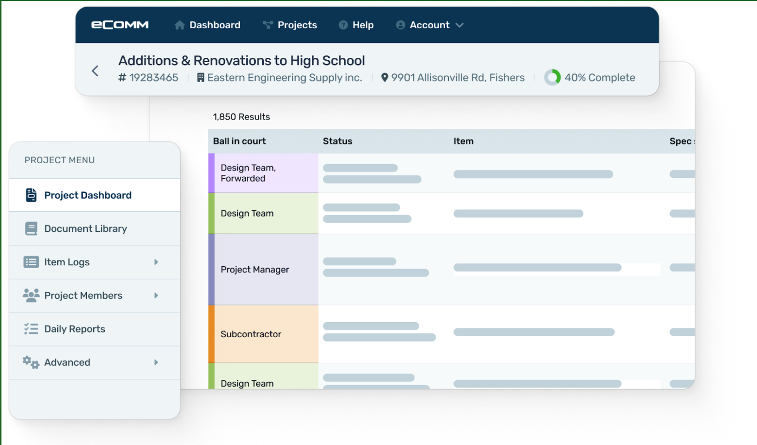 Project Management - eComm